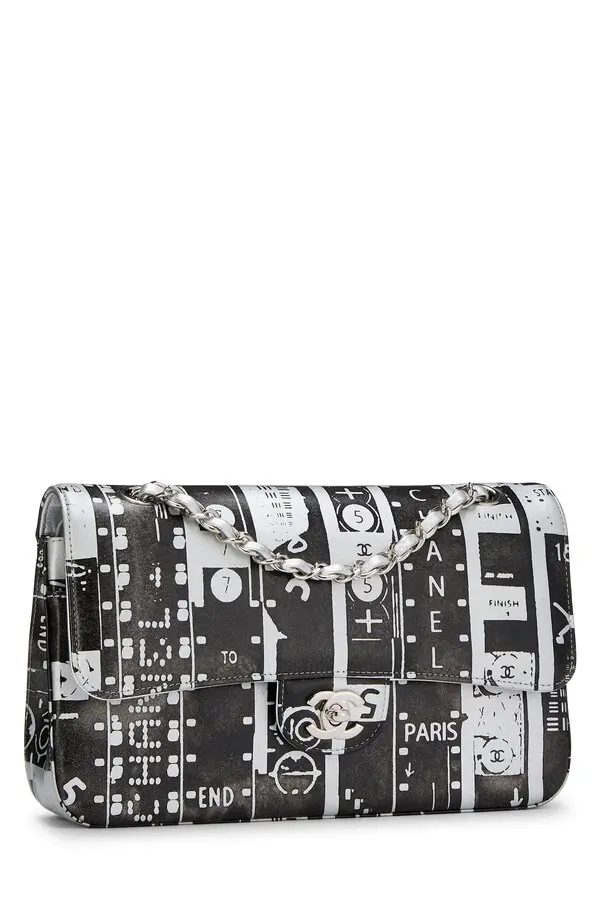Chanel Calfskin Graffiti Classic Flap