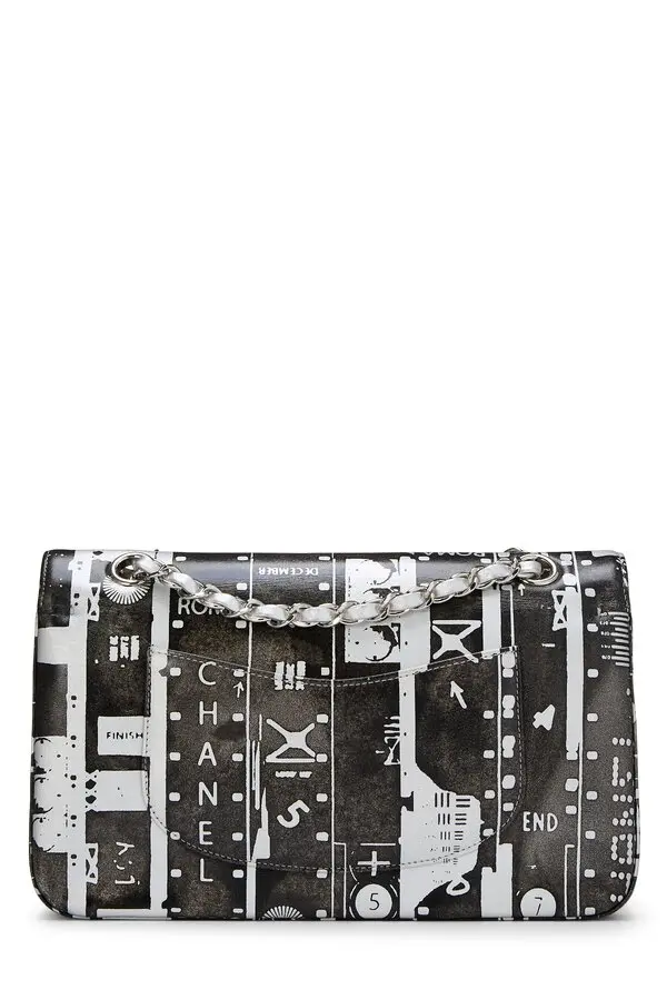 Chanel Calfskin Graffiti Classic Flap