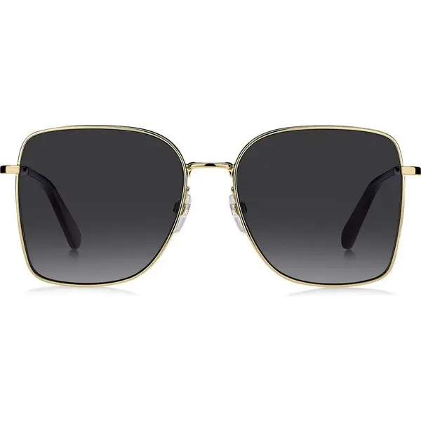 Marc Jacobs 58mm Square Full Rim Sunglasses - Gold Black