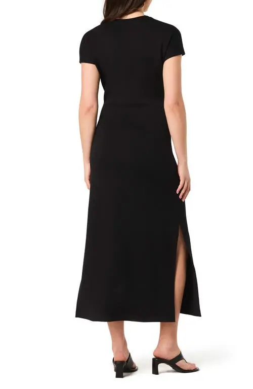Spanx Airessentials Tie Waist Maxi Dress - Very Black