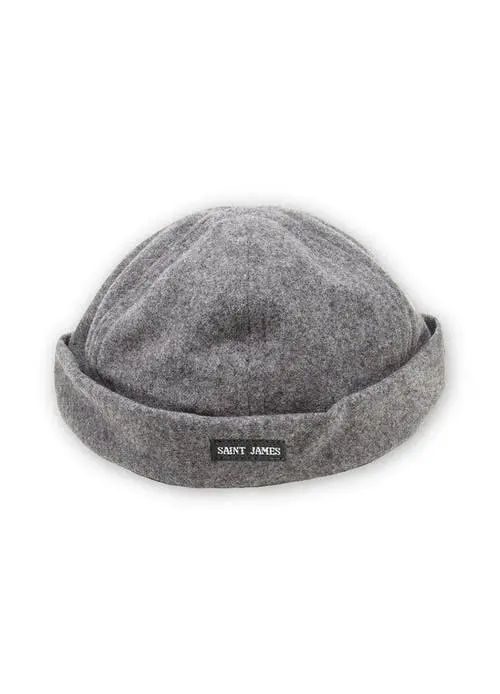Saint James Marin Miki Watch Cap - Grey