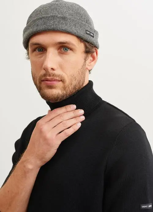 Saint James Marin Miki Watch Cap - Grey