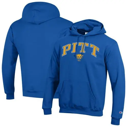Champion Pitt Panthers Arched Logo Fleece Pullover Hoodie