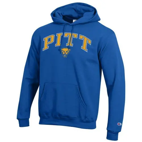 Champion Pitt Panthers Arched Logo Fleece Pullover Hoodie