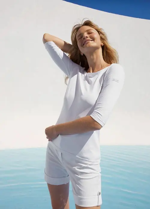 Saint James Garde-cote Iii Solid Uv Fabric Top