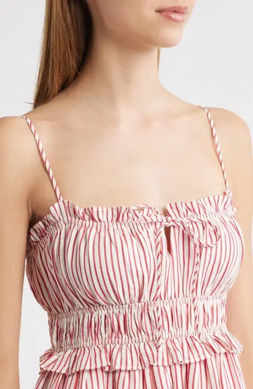 ALL IN FAVOR Stripe Sundress
