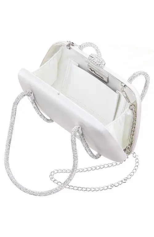 Nina Camara Frame Clutch - Ivory