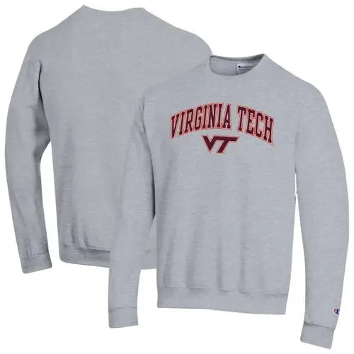 Champion Virginia Tech Hokies Arch Over Logo Pullover Sweatshirt