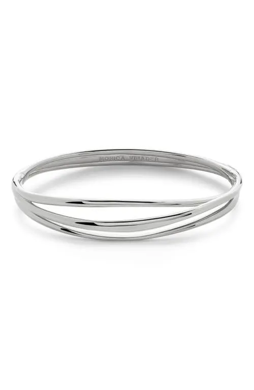 Monica Vinader Nura Wrap Bangle - Sterling Silver