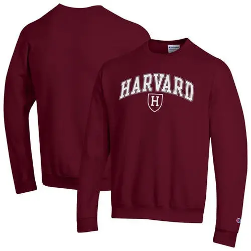 Champion Harvard Arch Over Logo Pullover Sweatshirt