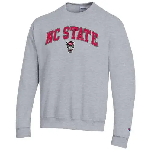 Champion Nc State Wolfpack Arch Over Logo Pullover Sweatshirt