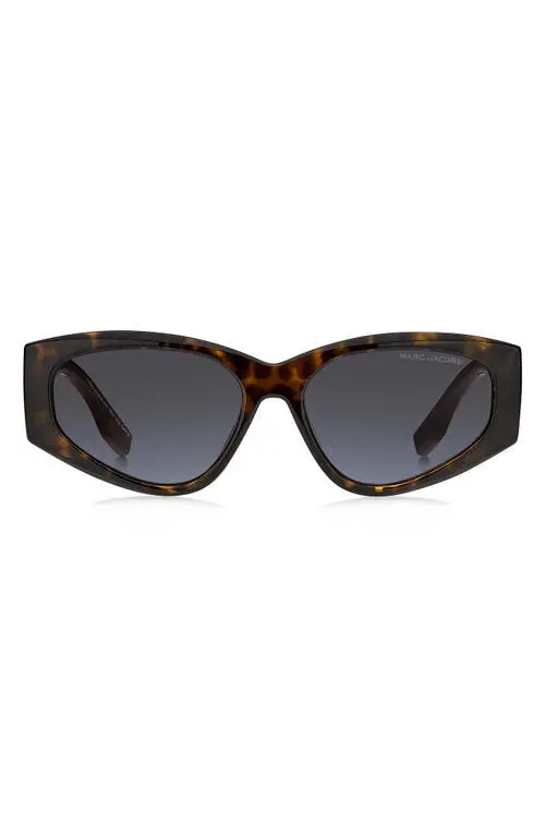 Marc Jacobs 56mm Cat Eye Sunglasses - Havana