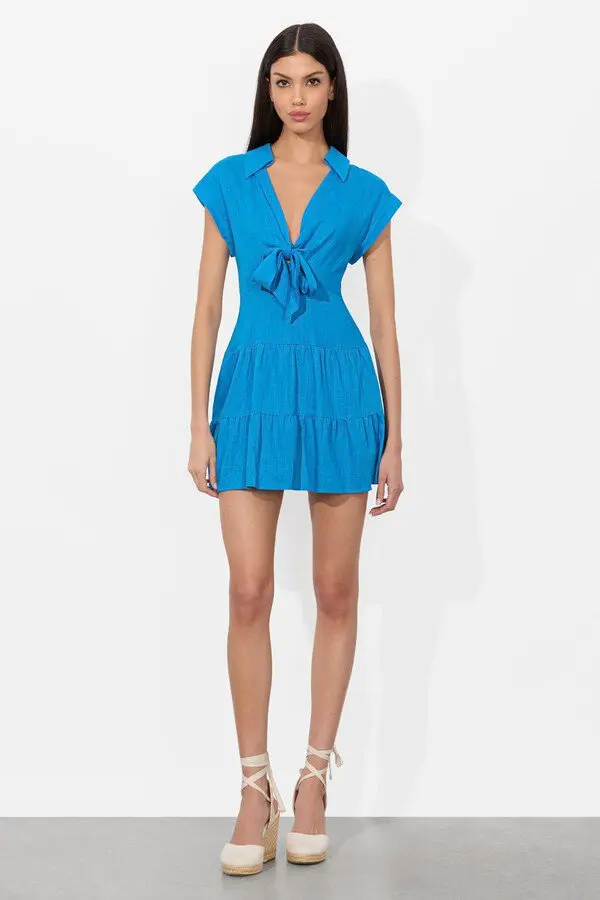 Mila Linen Mini Dress