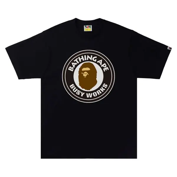 A BATHING APE Busy Works Tee - Black