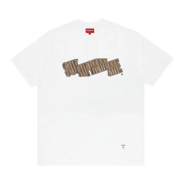 Supreme Cut Logo Short-sleeve Top - White