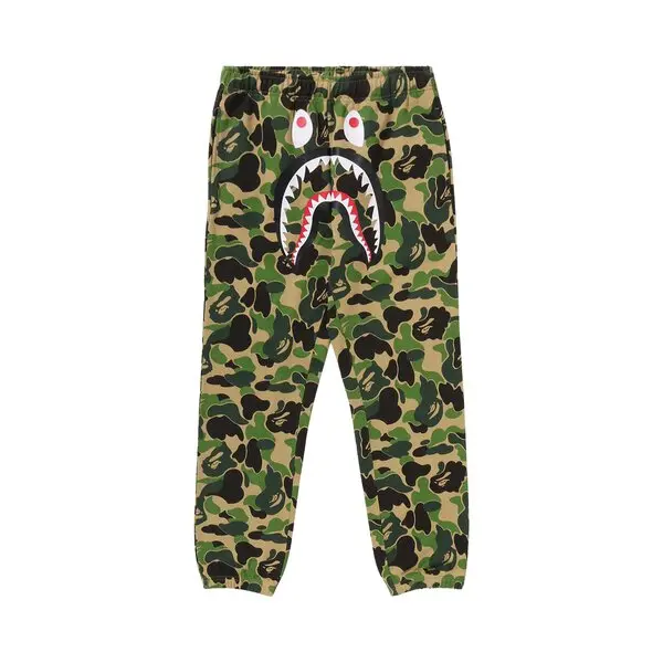 A BATHING APE Abc Camo Shark Regular Fit Sweatpants