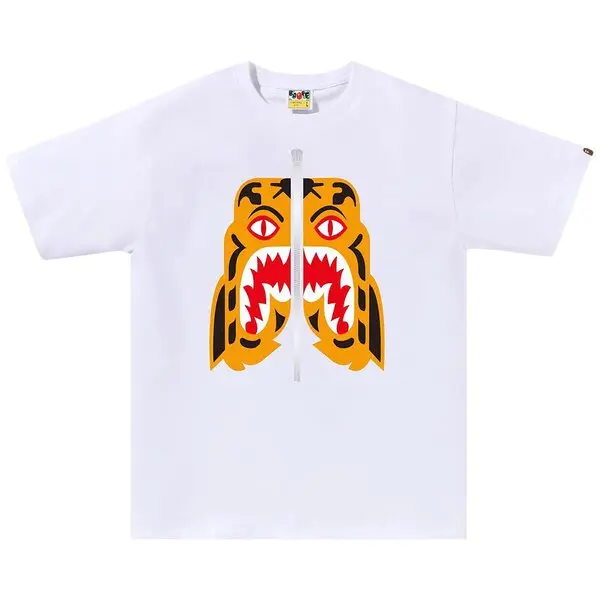A BATHING APE Tiger Tee - White