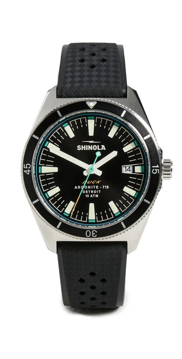 Shinola Duck 3hd Strap Watch - Black
