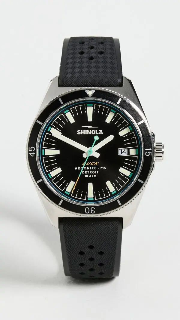 Shinola Duck 3hd Strap Watch - Black