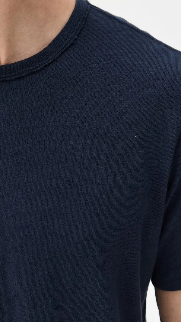Rag & Bone Classic Flame Tee - Navy