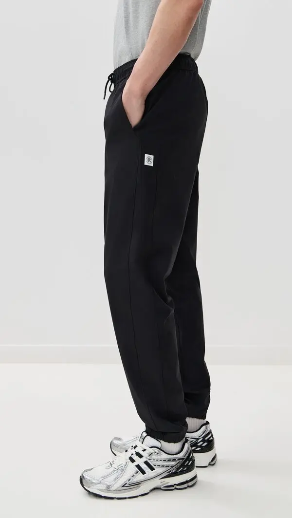 Reigning Champ Stretch Warp Knit Coach's Standard Joggers - Black