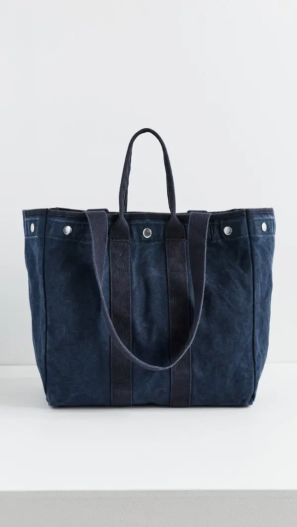 ALEX MILL Canvas Tote Bag - Navy
