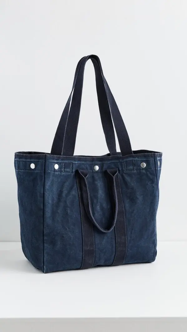 ALEX MILL Canvas Tote Bag - Navy