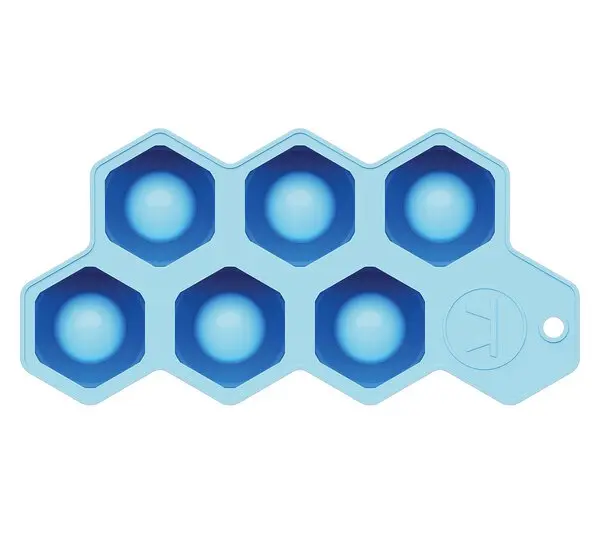 OUTSET Hexagon Ice Shot Mold