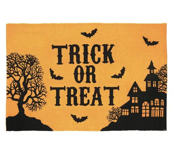 VALERIE PARR HILL Trick Or Treat Dhurrie 24'x36' Mat Valerie - One-color