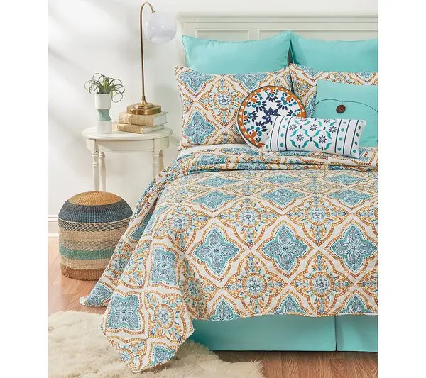C&F HOME Terrace Medallion Twin Quilt Set