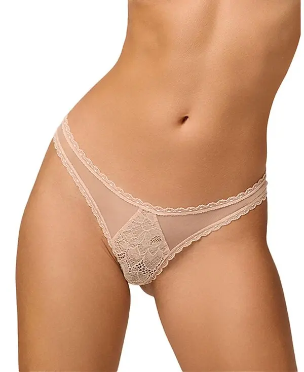 Kiki De Montparnasse Dahlia Lace Panty - Blush