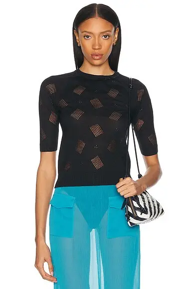 Marni Roundneck Top - Black