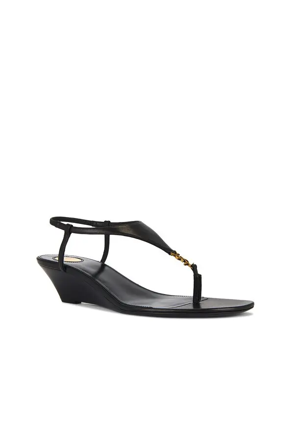 Saint Laurent Bridget Wedge Sandal