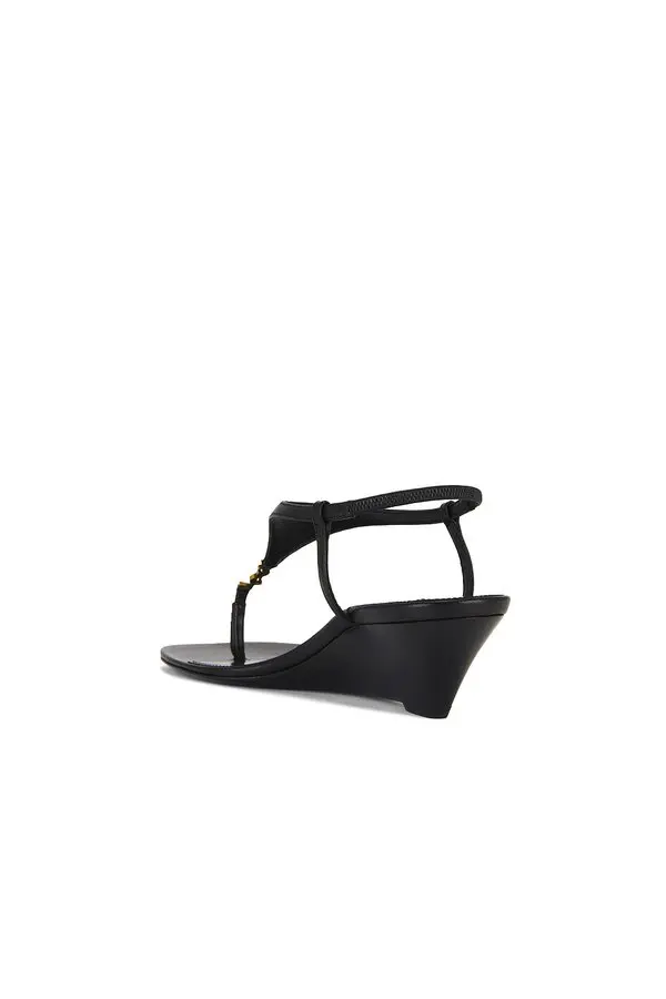 Saint Laurent Bridget Wedge Sandal