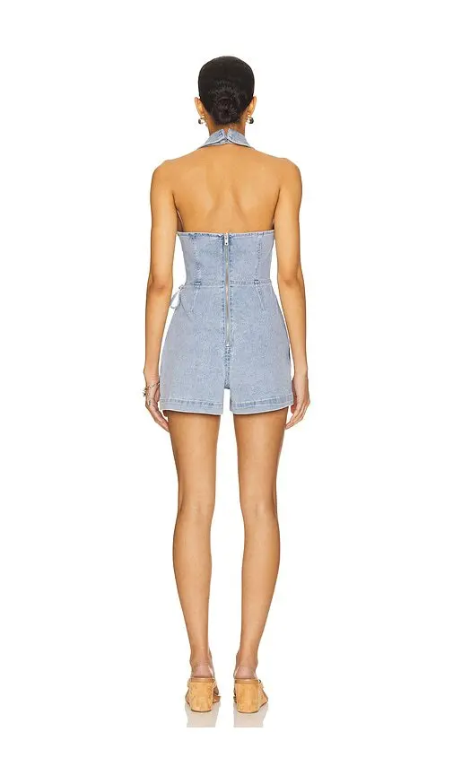 Minkpink Oliver Denim Playsuit