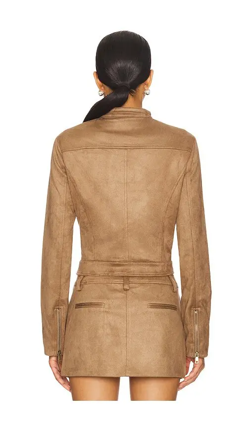 Lioness Bella Moto Jacket - Brown