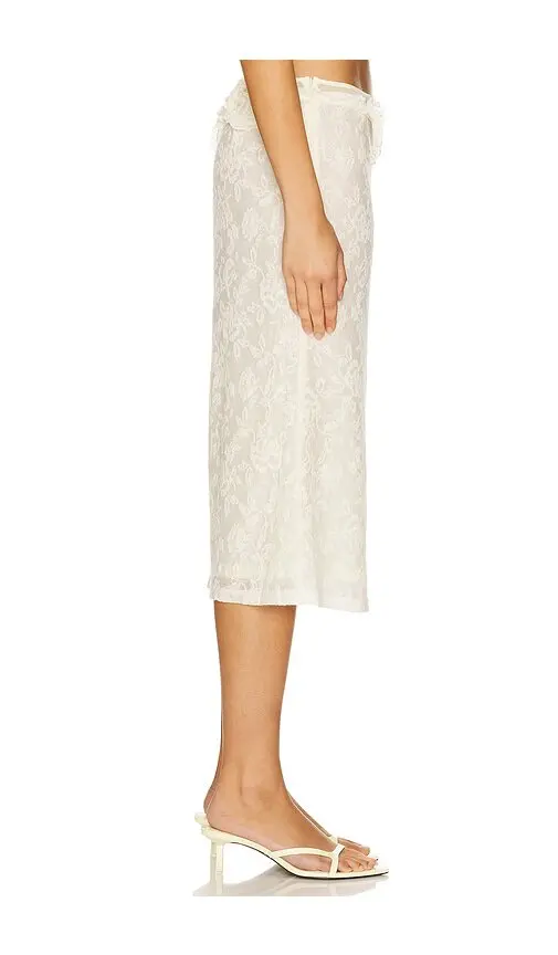 MARRKNULL Lace Layered Skirt