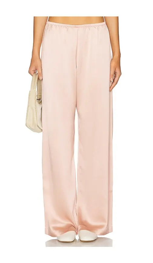 LESET Barb Wide Leg Pant - Pink