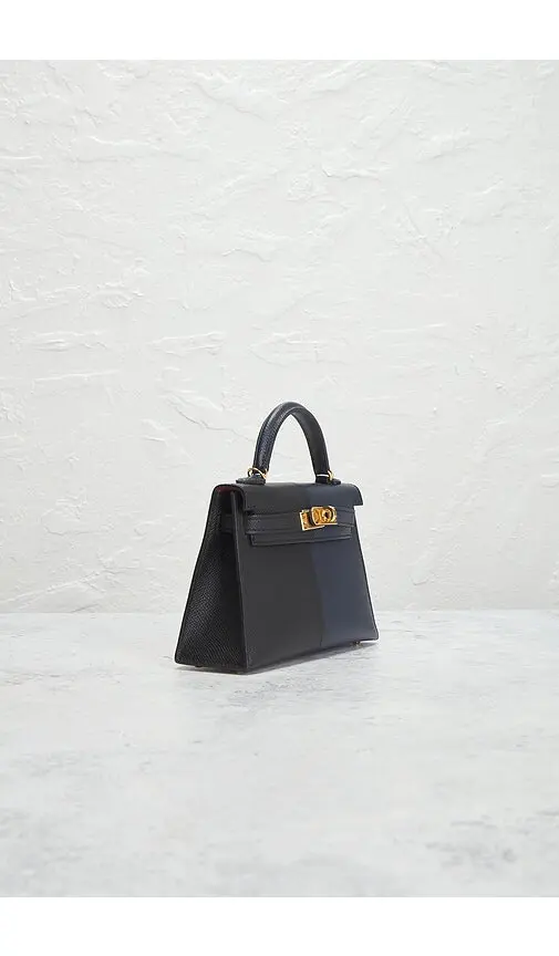 FWRD RENEW Hermes Casaque Veau Epsom Kelly 20 Handbag