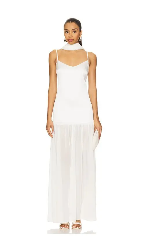 Show Me Your Mumu Dalia Maxi Dress - White
