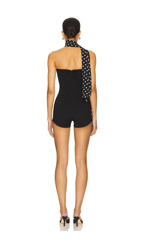 Superdown Felina Romper With Scarf