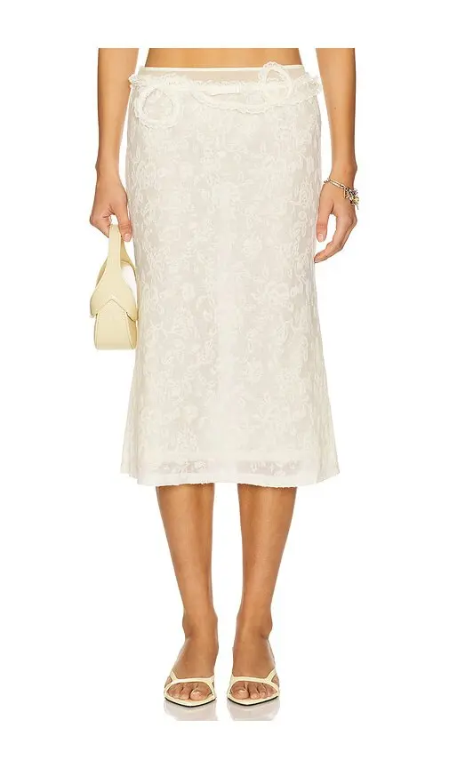 MARRKNULL Lace Layered Skirt