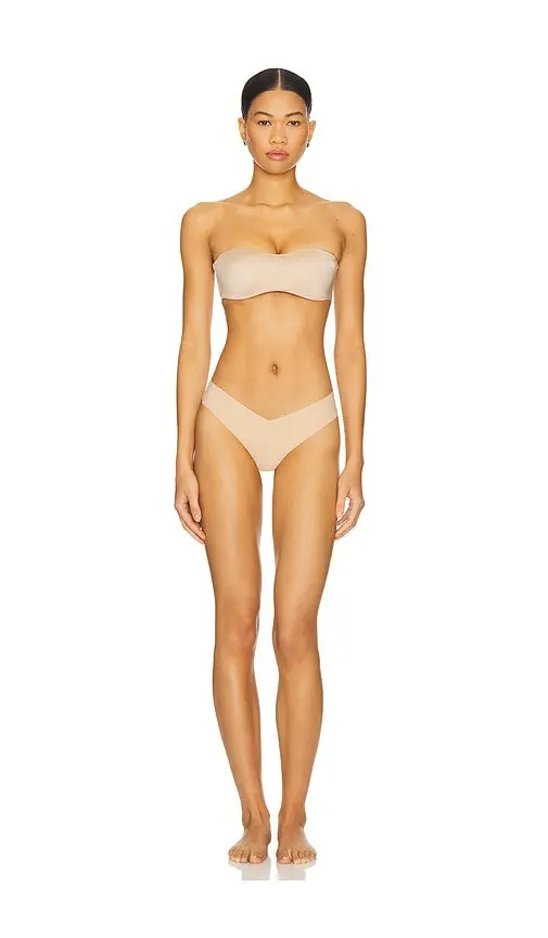 Natori Adapt Bandeau Underwire Bra In Tan - Cafe