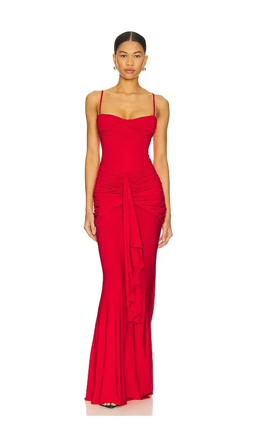 LOVERS AND FRIENDS Emmy Maxi Dress - Red