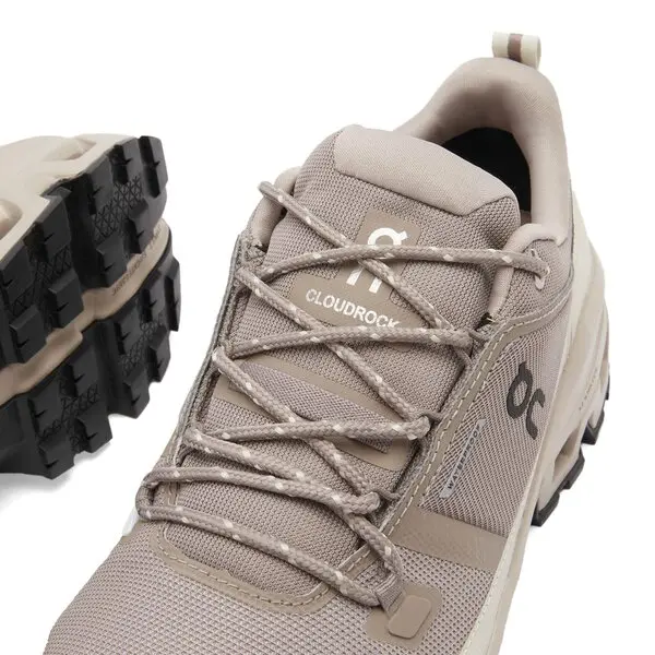 On Cloudrock Low Wp Sneakers - Cinder/fog