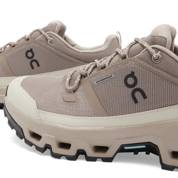 On Cloudrock Low Wp Sneakers - Cinder/fog