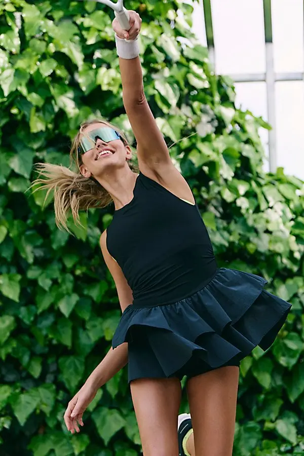 Free People Field Day Skortsie - Black