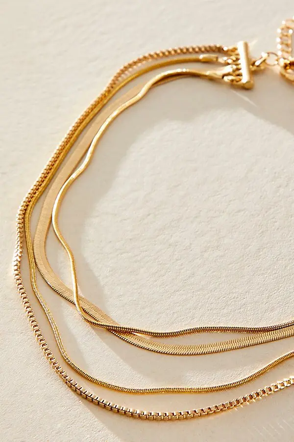 Free People Layered Choker - Gold