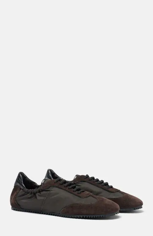 SCAROSSO Riley Sneakers - Brown - Nylon