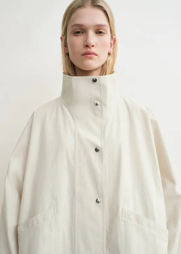 TOTEME Parachute Windbreaker - Creme